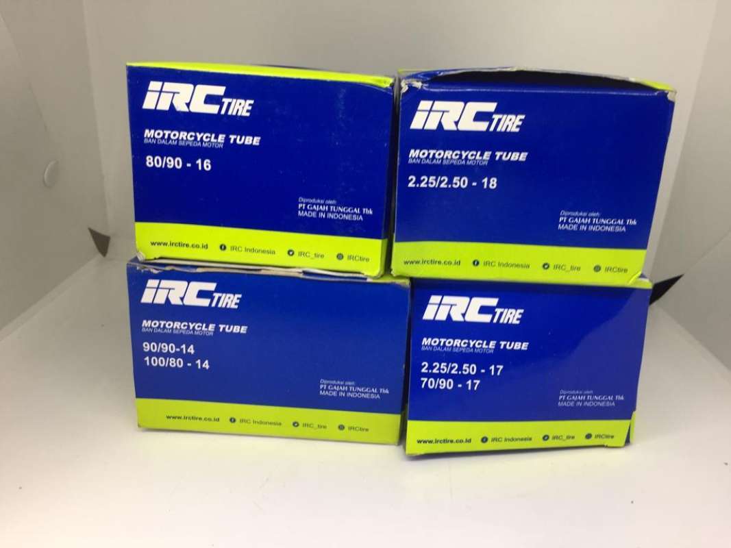 Jual Ban Dalam Motor Irc Ukuran Velg Ring 14 , 16 , 17 & 18 - 275/300 ...