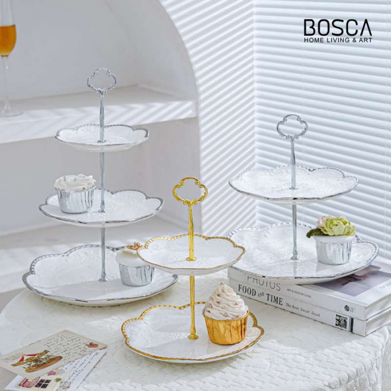 Jual Cake Tray Luxe / Tempat Kue Susun Tingkat / Piring Kue Tingkat ...