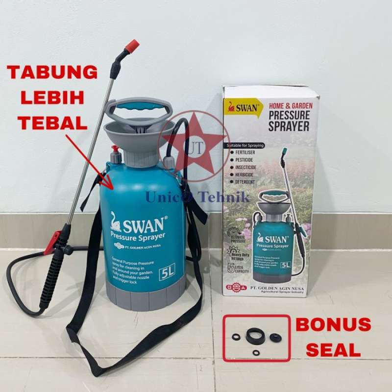 Promo Sprayer Swan 5 Liter Manual Alat Semt Hama Atau Disinfectan Embun ...