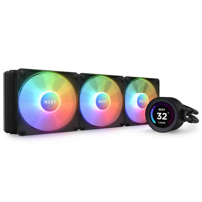 Jual Nzxt Kraken Elite 360 Rgb Black / White 360mm Aio Liquid Cooler ...