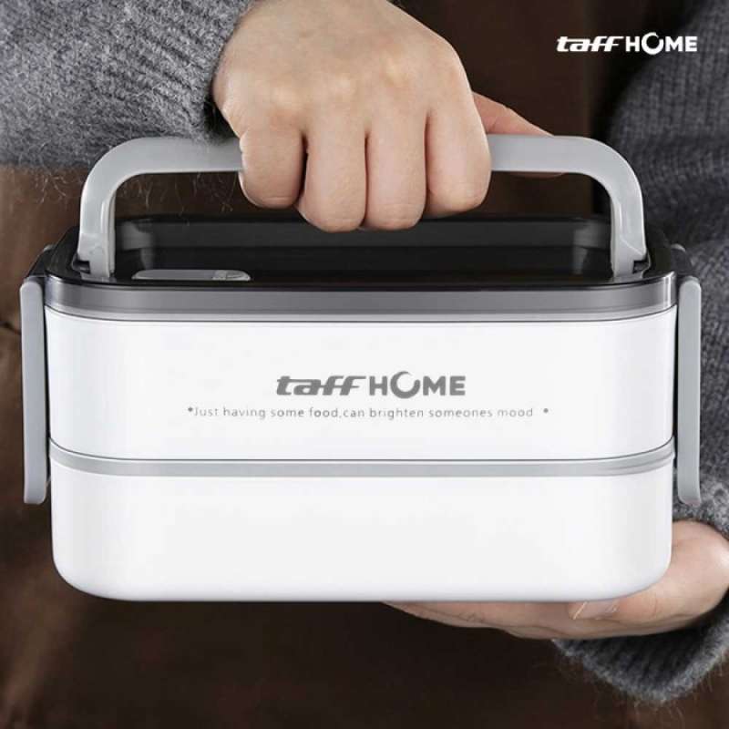 Promo Kotak Makan 2 Tingkat Susun Layer Lunch Box Stainless Tahan Panas ...