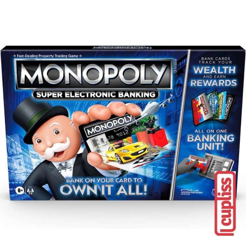 Promo Hasbro Board Game E8978 Monopoly Super Electronic Banking Diskon ...