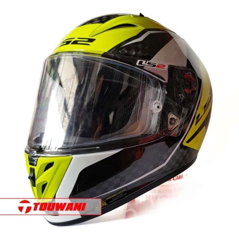 Promo Helm Ls2 Ff323 Arrow C Evo Fury Carbon Hi-vis Yellow Pinlock ...