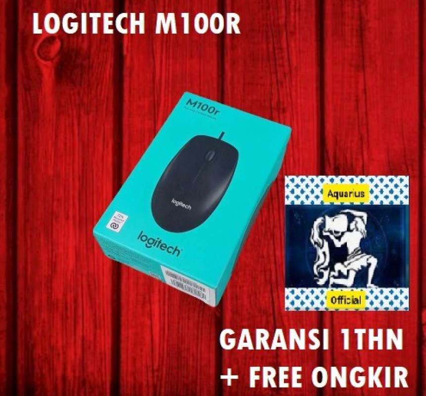 Promo 100% Produk Ori Logitech Kabel Mouse M100r Diskon 23% Di Seller ...