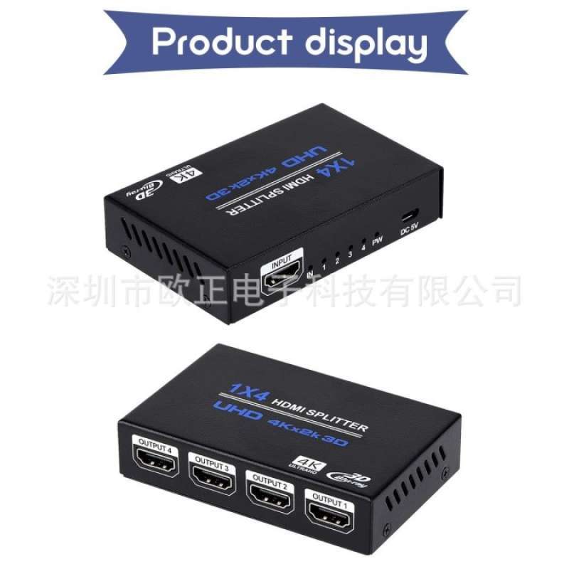 Jual 4k*2k Hdmi Hub Switch Splitter Tv Switcher W/ Ir Remote - Black Di ...