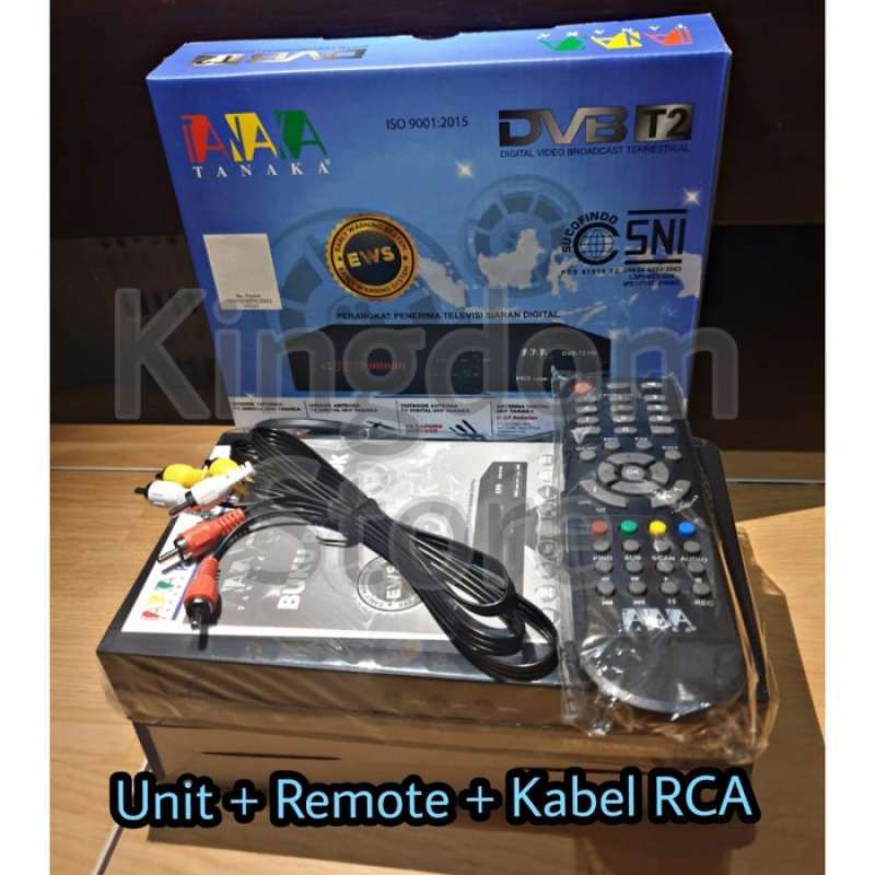 Jual Set Top Box/decoder/reciver/stb Dvb T2 Digital Tv Tanaka New ...