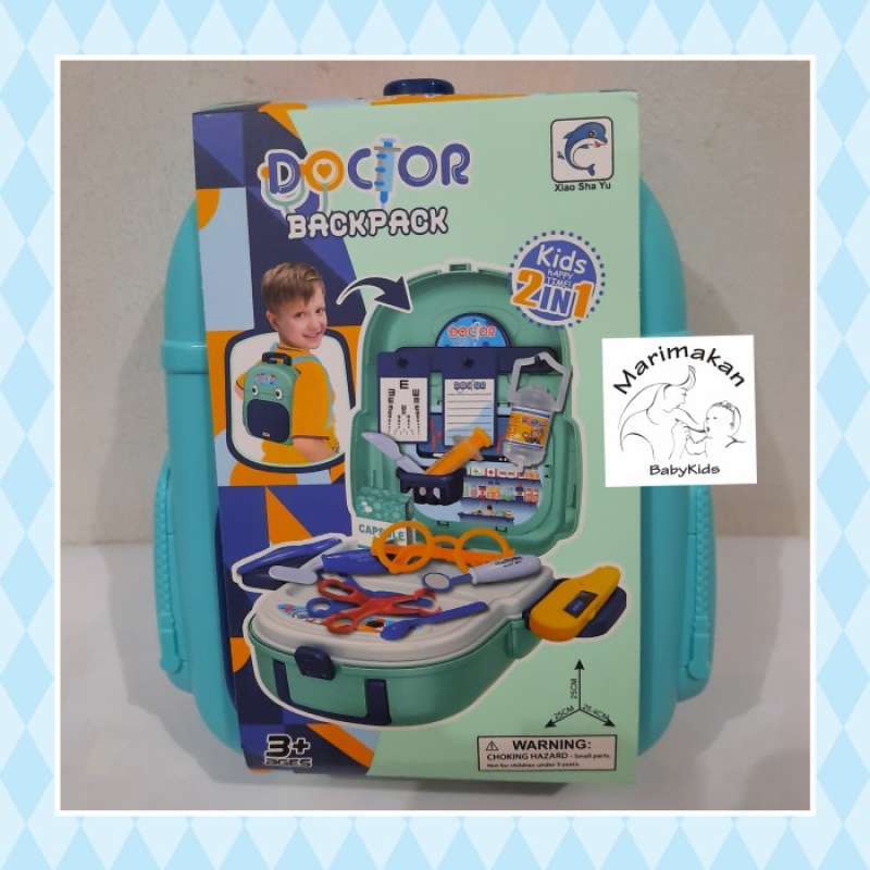 Promo Mainan Dokter-dokteran Anak Backpack Doctor Set Pretend Play ...