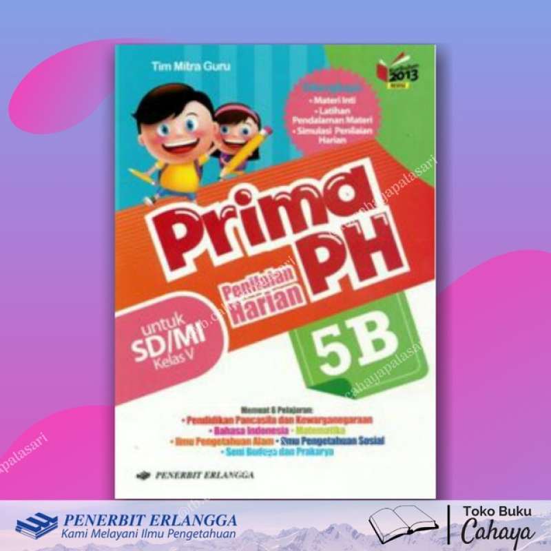 Promo Buku Prima Penilaian Harian 5b/k13n Erlangga Diskon 27% Di Seller Huka Shop - Kebon Jeruk ...