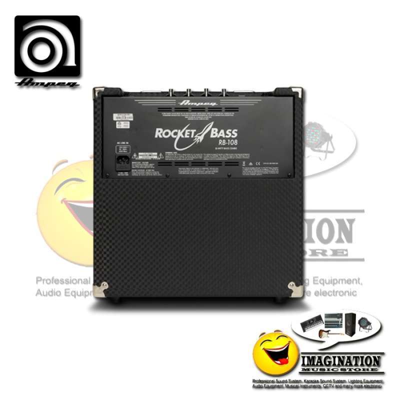 Promo Ampeg Rocket Bass Rb-108 1x8 30-watt Bass Combo Amp Diskon 23% Di ...