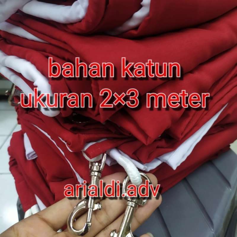 Promo Bendera Merah Putih 2ã—3 Meter Bahan Katun Kualitas Diskon 23% Di ...
