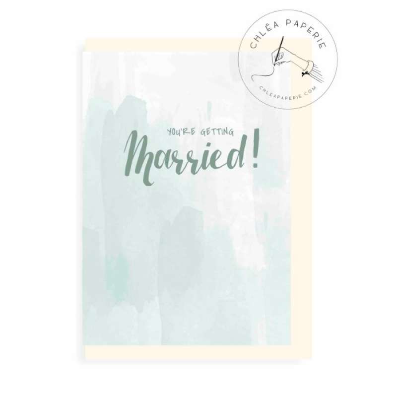Promo Greeting Card / Wedding / You're Getting Married / Wedding Card ...
