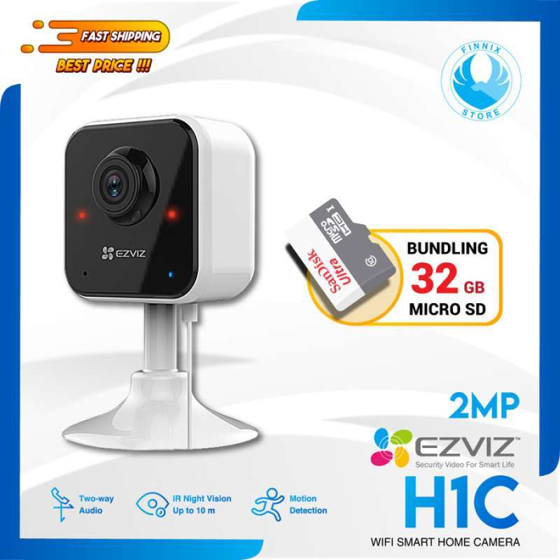 Jual Ezviz H1c Indoor Cctv Smart Home Wifi Ip Camera 2mp Type C ...