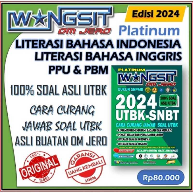 Jual [utbk Snbt 2024 ] Buku Wangsit Om Jero Platinum Penalaran Matematika, Di Seller Noelle ...