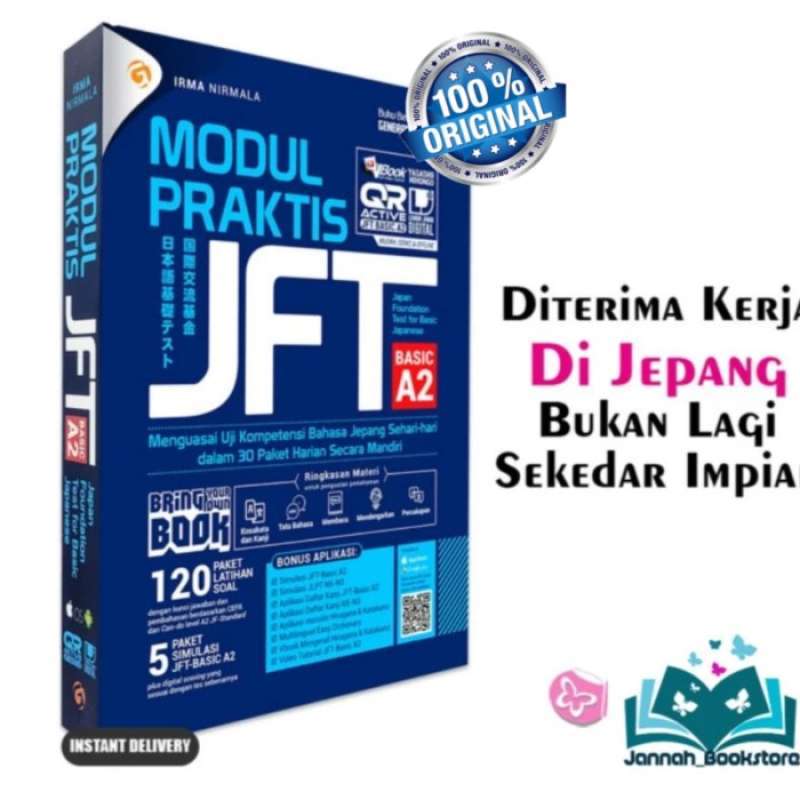 Jual Buku Bahasa Jepang Uji Kompetensi Modul Praktis Jft Basic A2 Di Seller Sangninja ...