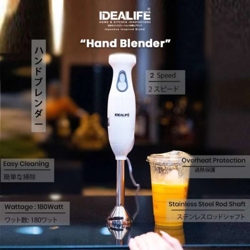 Jual Hand Blender Tangan Idealife Il 214 Original Premium Quality Di ...