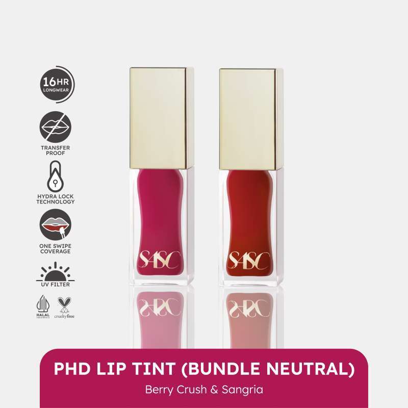 Promo Sasc Phyto Hydra Daily Lip Tint - Neutral Toned Bundle Diskon 27% ...