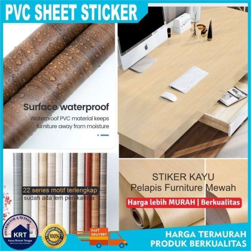 Promo 100% Produk Ori Terbaru Stiker Kayu / Sticker Motif Kayu / Stiker ...