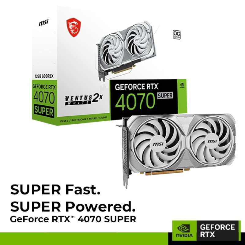 Jual Vga Card Msi Geforce Rtx 4070 Super 12g Ventus 2x White Oc - 12gb ...