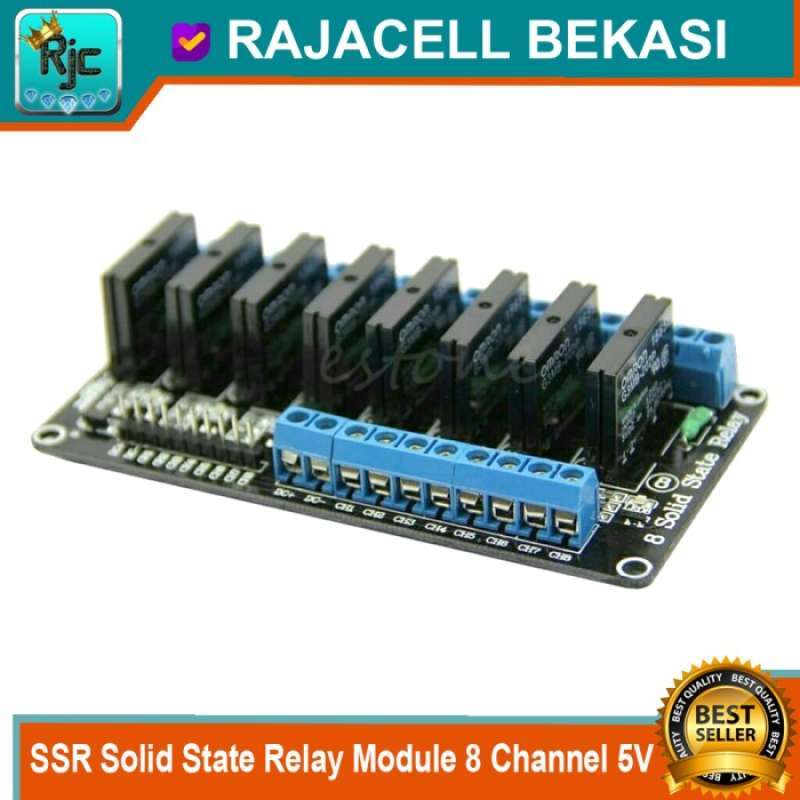 Promo Ssr Solid State Relay Module 8 Channel 5v Dc High Level For ...