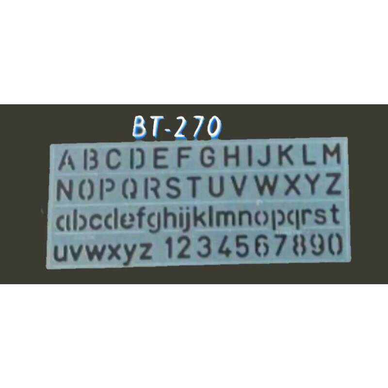 Jual Penggaris Sablon Huruf Angka Mal Butterfly / Pengaris Angka Sablon ...