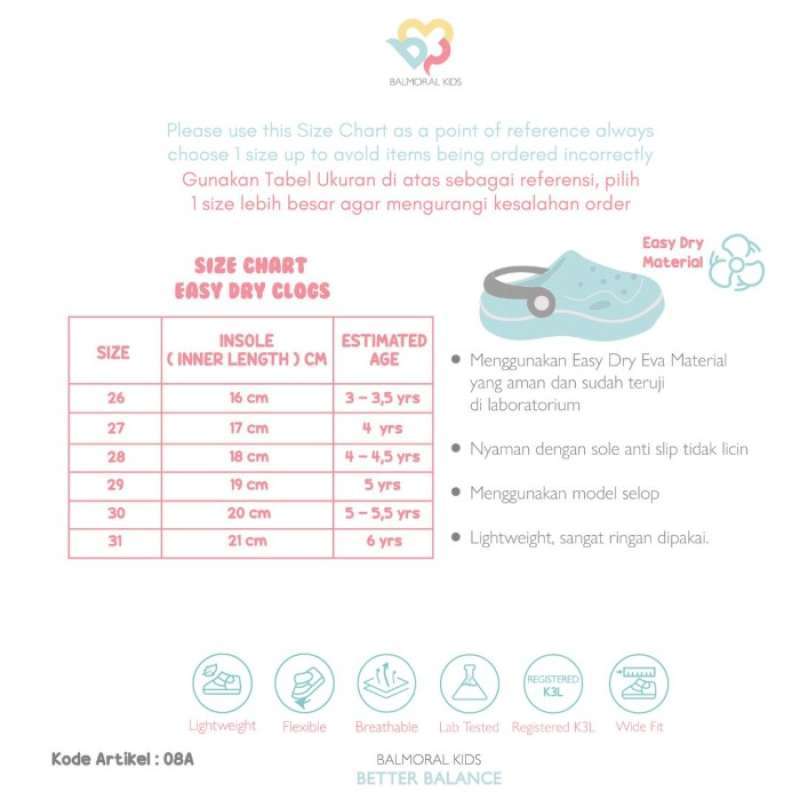 Promo Balmoral Kids Clogs Anak Girls Pinkfong Baby Shark 3 - 6 Tahun Pf-hm01 - Yellow, 28 Diskon ...