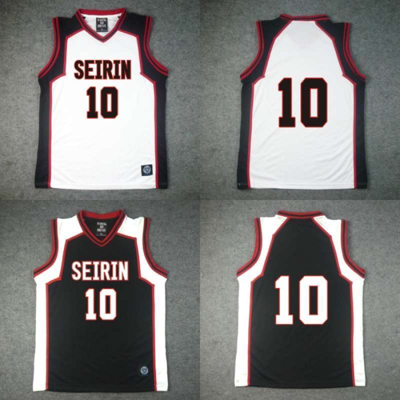 Jual Jersey Basket Anime Kuroko High School Seirin #10 Taiga Kagami Di ...