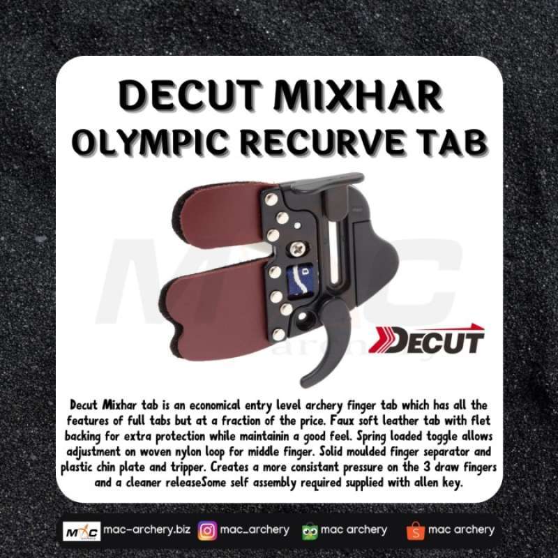 Jual Decut Mixhar Fingertab - Finger Tab Panahan Busur Anak Panah Arrow ...