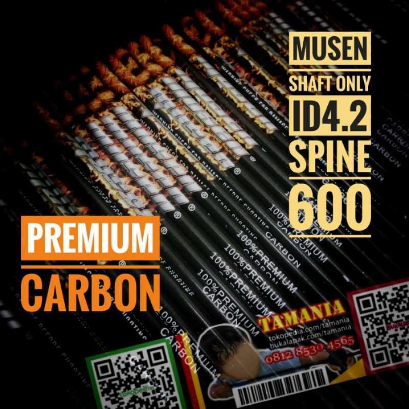 Jual Shaft Musen Premium Carbon Spine 600 Id 4.2mm - Arrow Anak Panah ...
