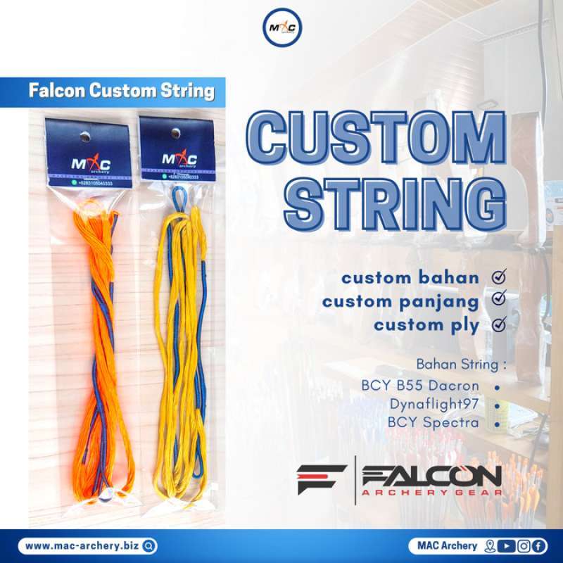Jual String Falcon Bahan Fastflight 14 Ply - Tali Busur Panahan Anak Panah - Fastflight Di ...