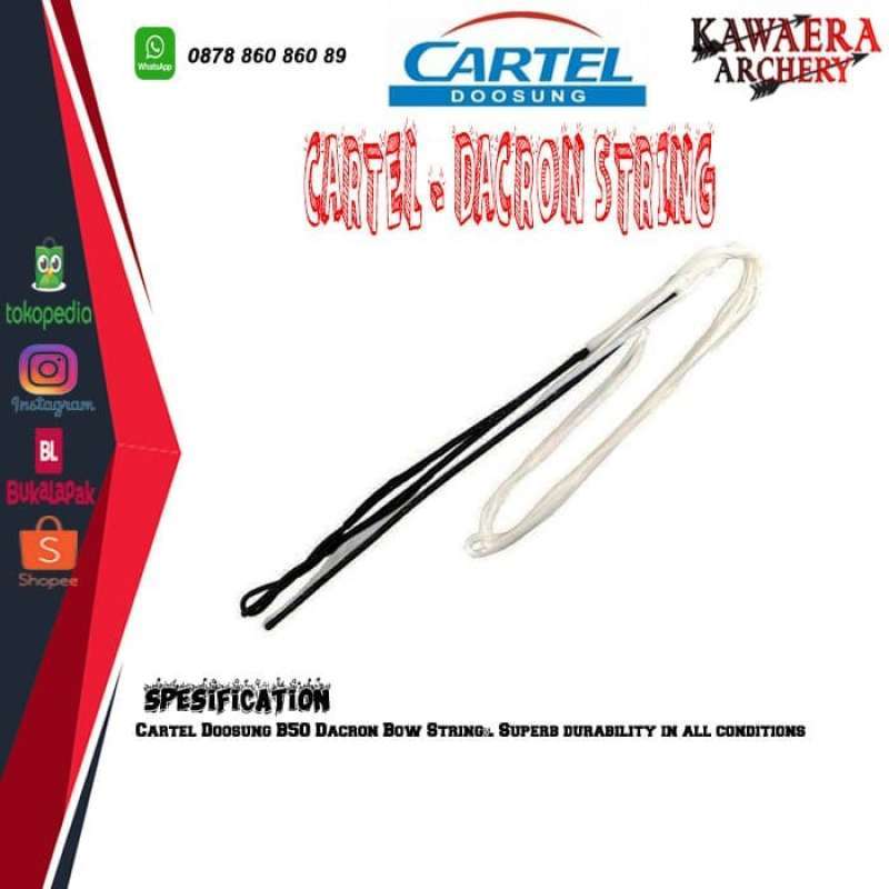 Jual Dacron String Bow Cartel/tali Busur/tali Panah Cartel 12 Ply - String Busur 68 Di Seller ...
