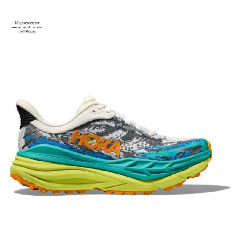 Jual Hoka Stinson 7 Womens Trail Running Shoes - White / Evening ...