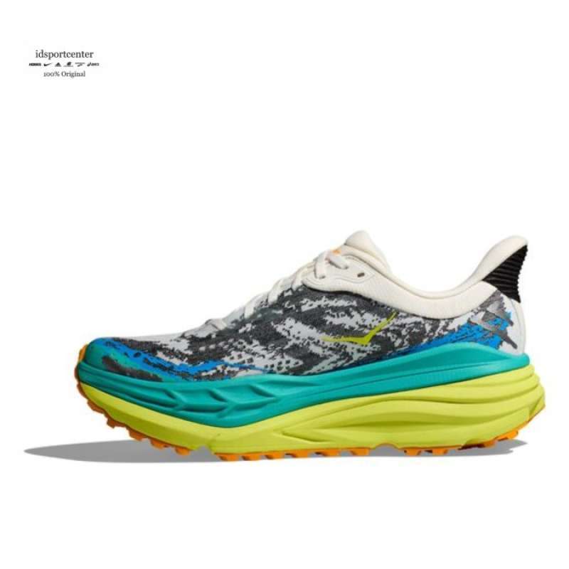 Jual Hoka Stinson 7 Womens Trail Running Shoes - White / Evening ...