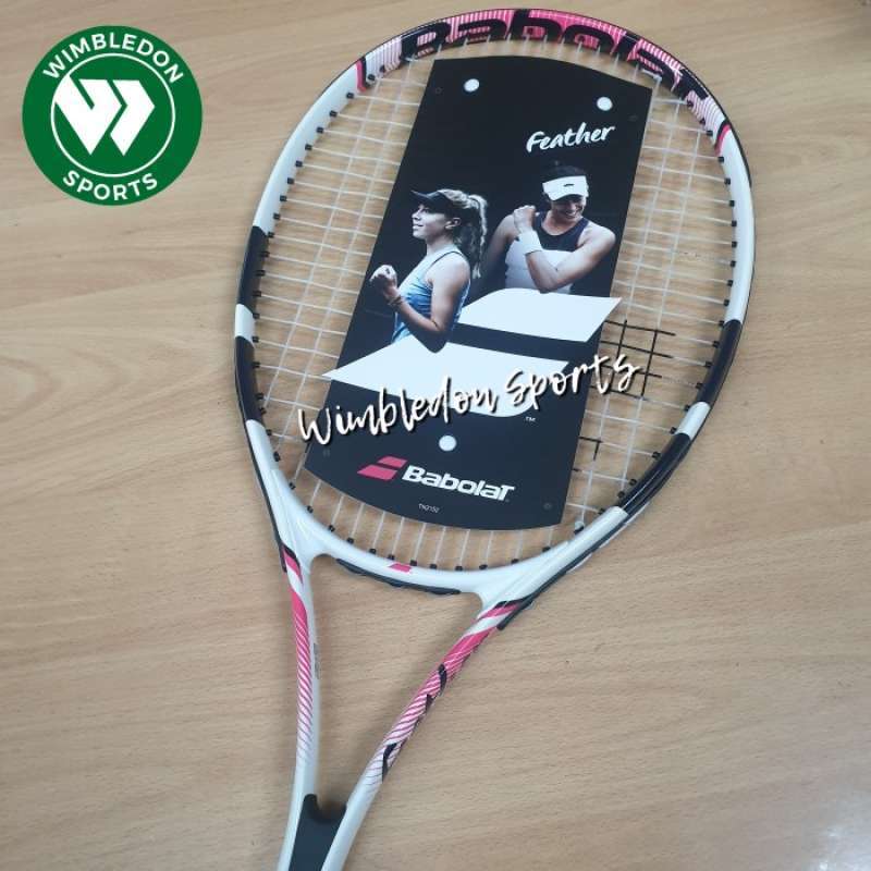 Jual Raket Tenis Babolat Feather White Pink / Raket Tenis Pemula ...