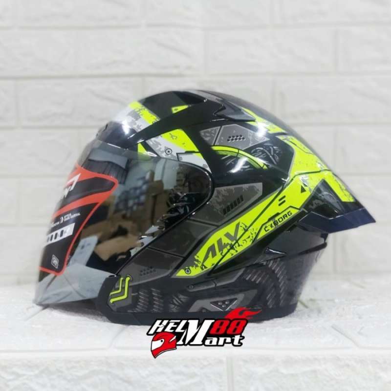 Jual Alv Ultron Pro Helm Half Face - Helm Viral Budget Pelajar Helm Sni ...