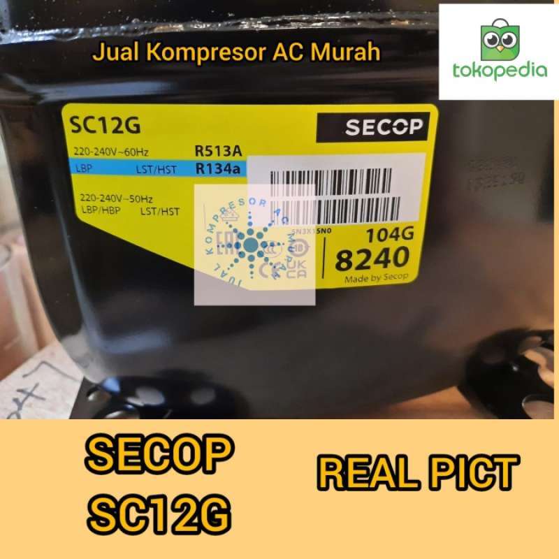 Promo Diskon Compressor Secop Sc12g / Kompresor Danfoss Sc12g Diskon 6% ...