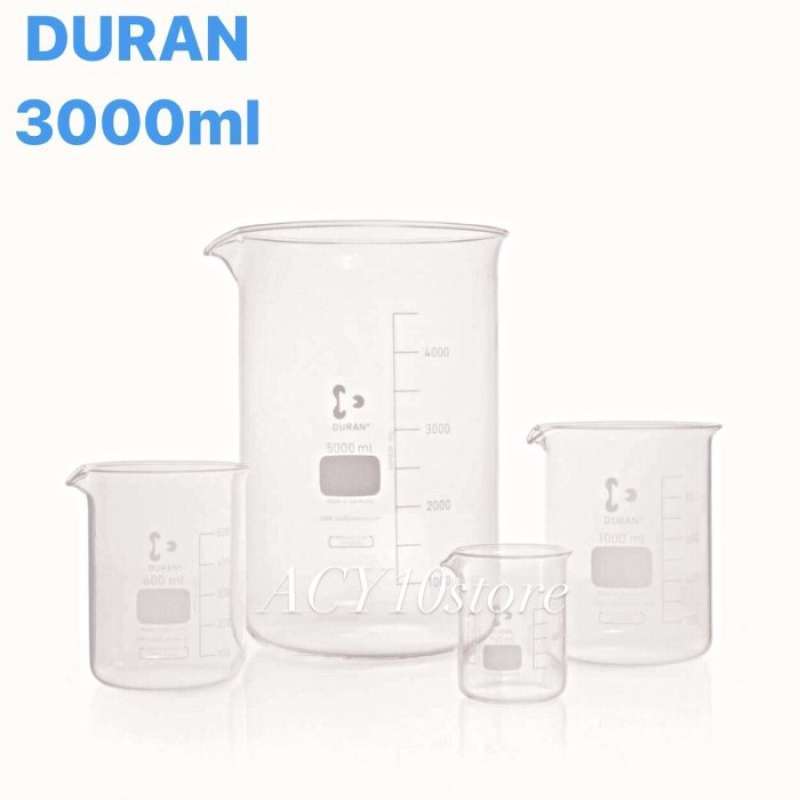 Promo Duran Beaker Glass Low Form 3000ml Diskon 23% Di Seller Leomord Store - Kebon Kacang, Kota ...