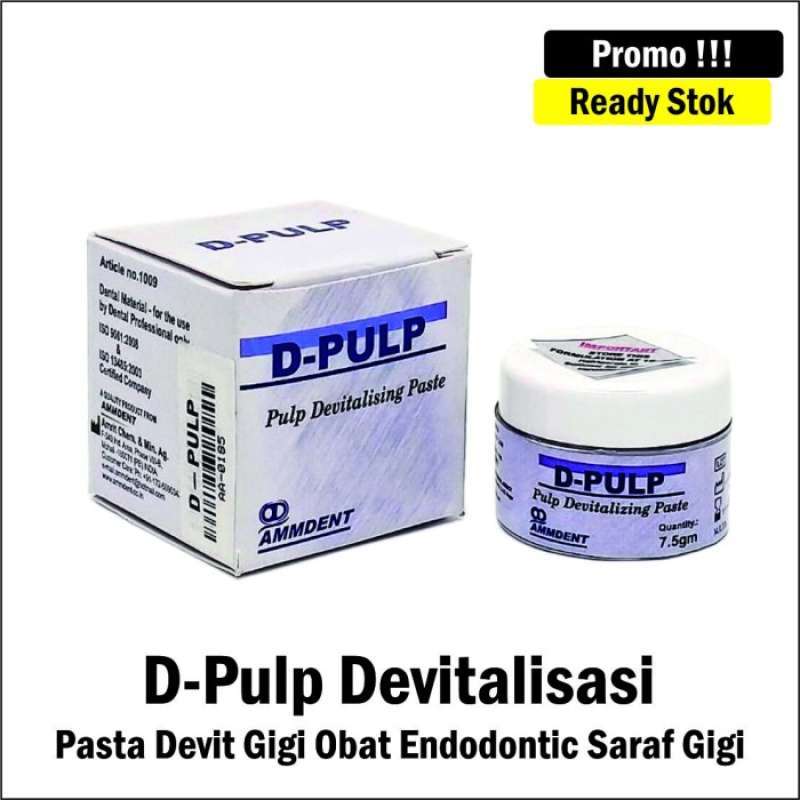 Promo D-pulp Devitalisasi Pulpa Pasta Devit Gigi Obat Endodontic Saraf ...