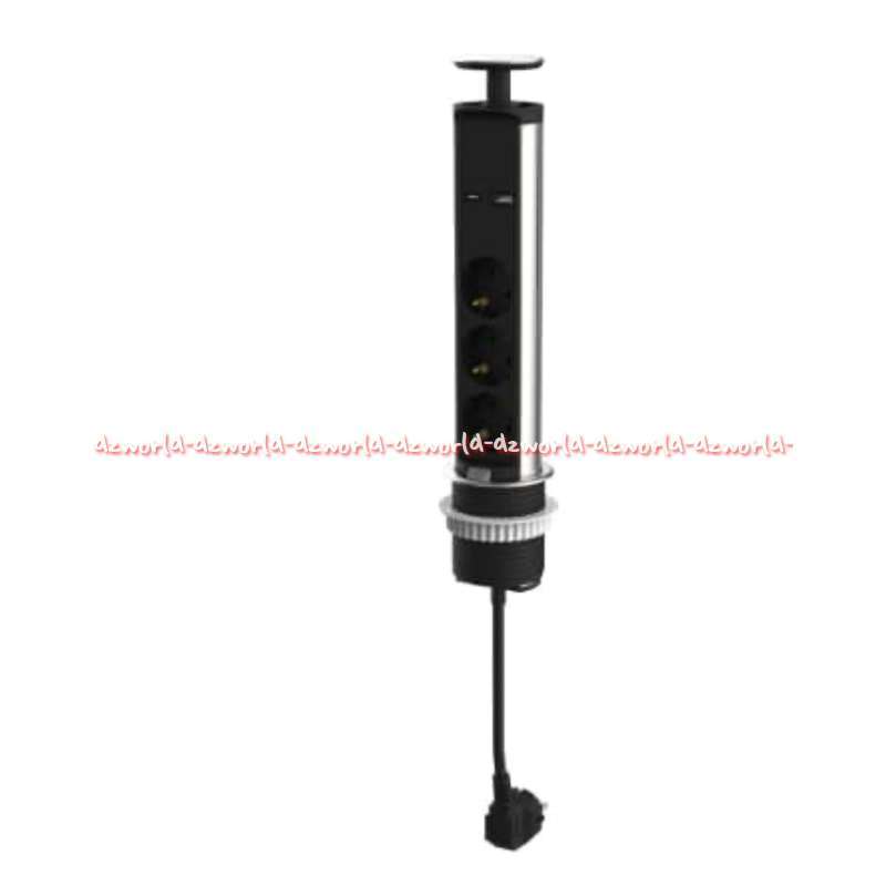 Jual Krisbow 3soket USB For Table Pop-up Table Power Outlet Stop Kontak ...