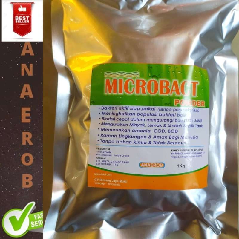 Promo Bakteri Pengurai Limbah Microbact Anaerob Powder 1 Kg Diskon 23% ...