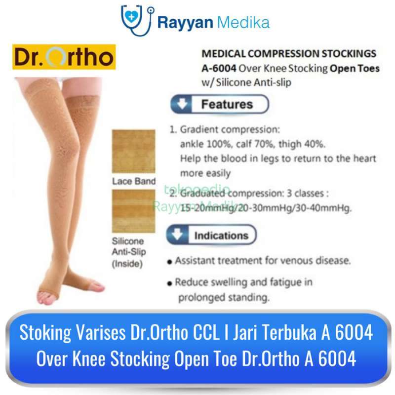 Promo Stoking Varises Dr Ortho A 6004 | Kompresi Ringan | Stocking Ccl I Diskon 23% Di Seller ...