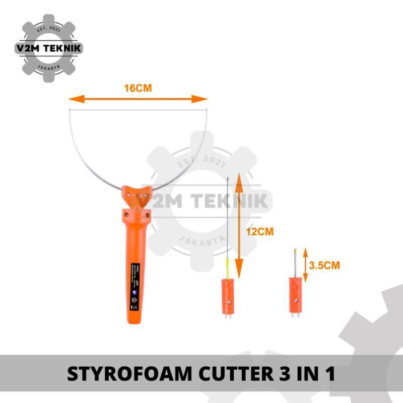 Promo Styrofoam Cutter3in1 - Alat Pemotong Gabus Busa - Hot Wire Foam ...