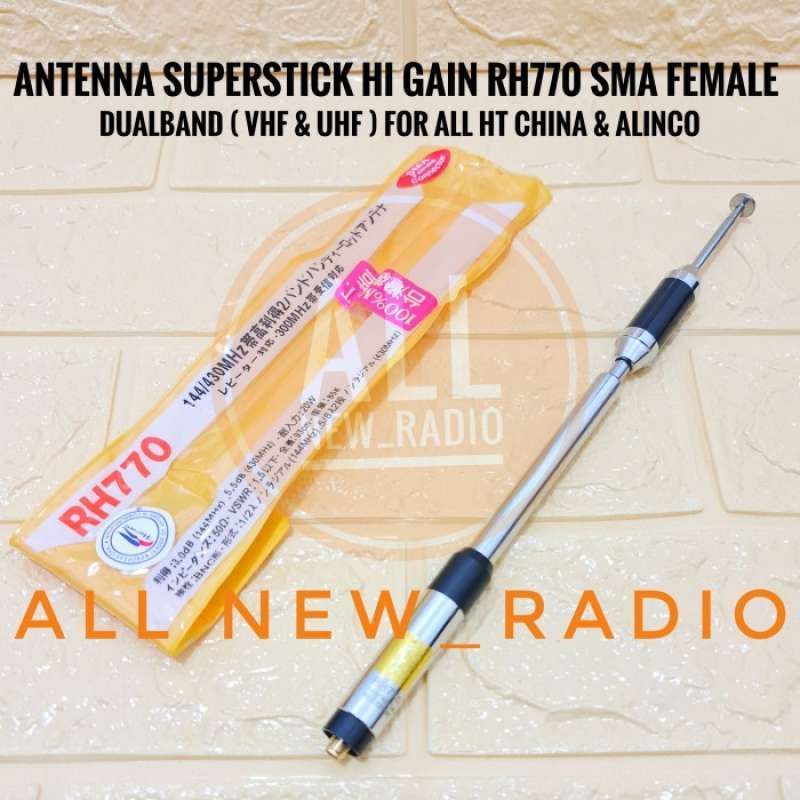 Promo Antena Ht Stick Rh770 Sma Female Antenna Tarik Ht Dualband Rh 770 Diskon 23% Di Seller ...