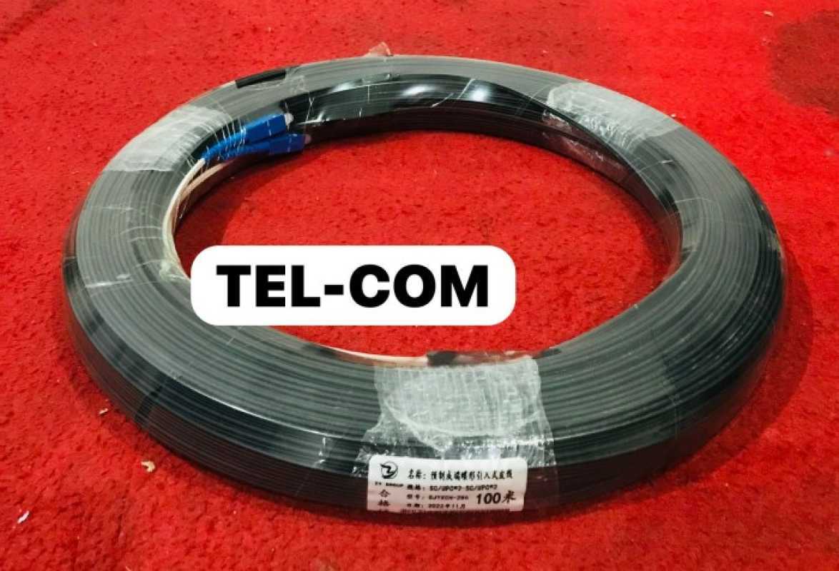 Promo Kabel Ftth Dropcore Precon 2 Core 100m Lengkap Konektor Diskon 23 ...