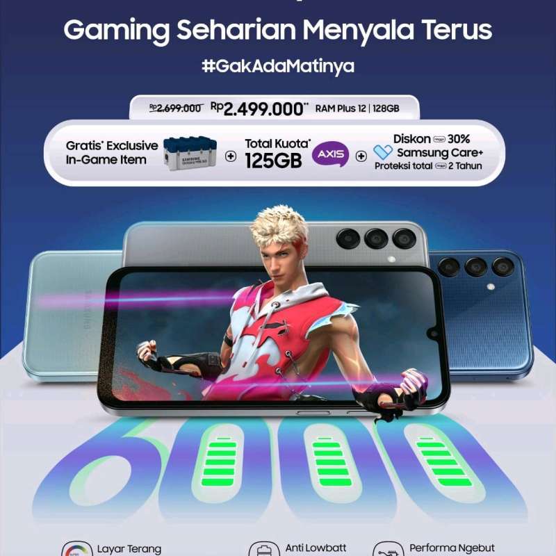 Jual New Samsung Galaxy M15 5g Garansi - Dark Blue Di Seller Athens ...