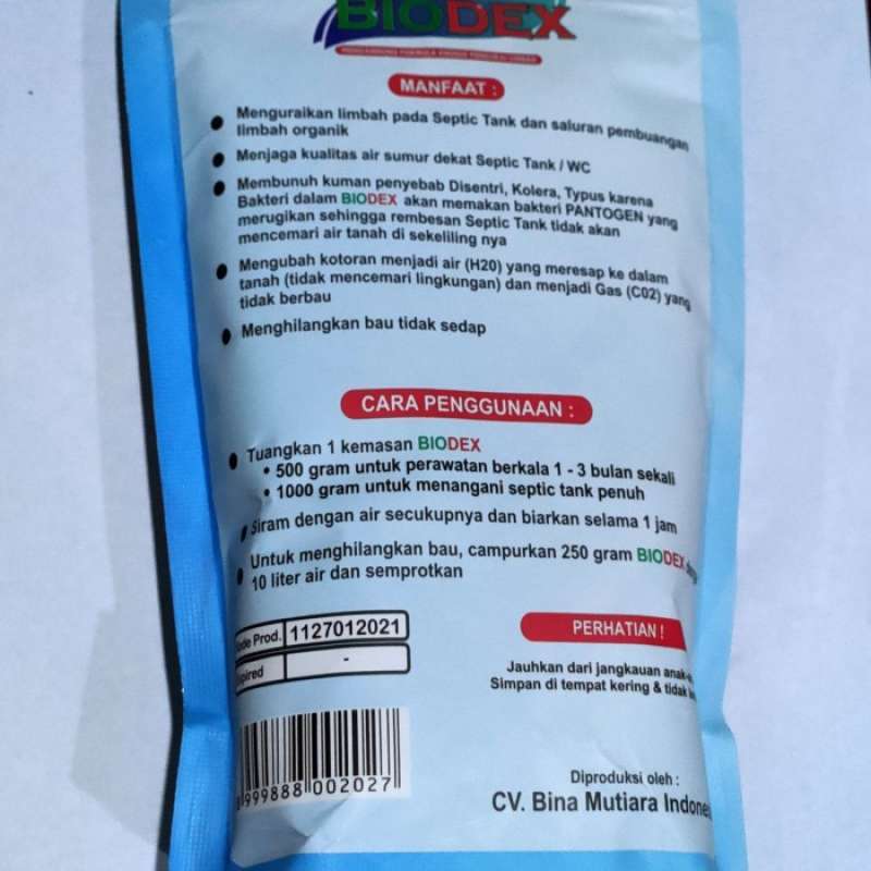 Jual Dexclean Biodex Formula, Atasi Wc Mampet 100% Organic Di Seller ...
