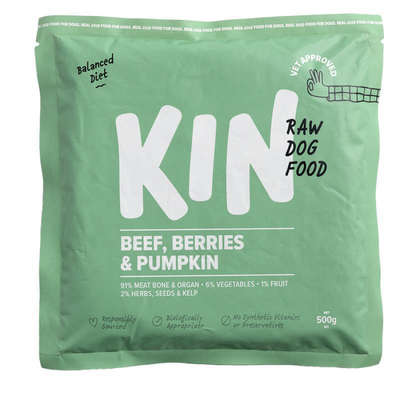 Jual Kin Dog Food Beef Berries & Pumpkin 500g Di Seller Aghanim ...