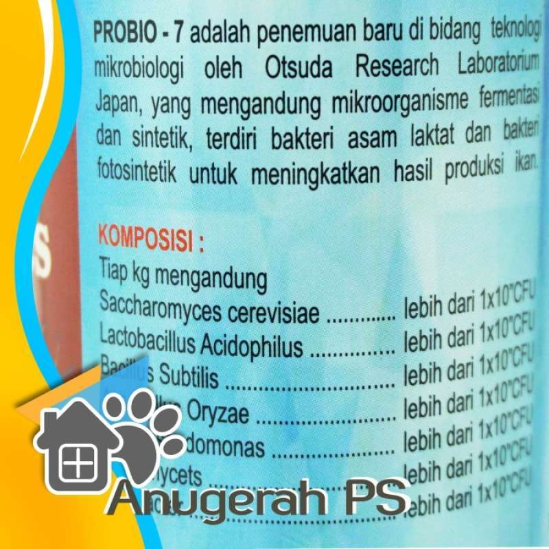 Jual Probio 7 Probiotik Organik Untuk Ikan 1 Liter Di Seller Regstore ...