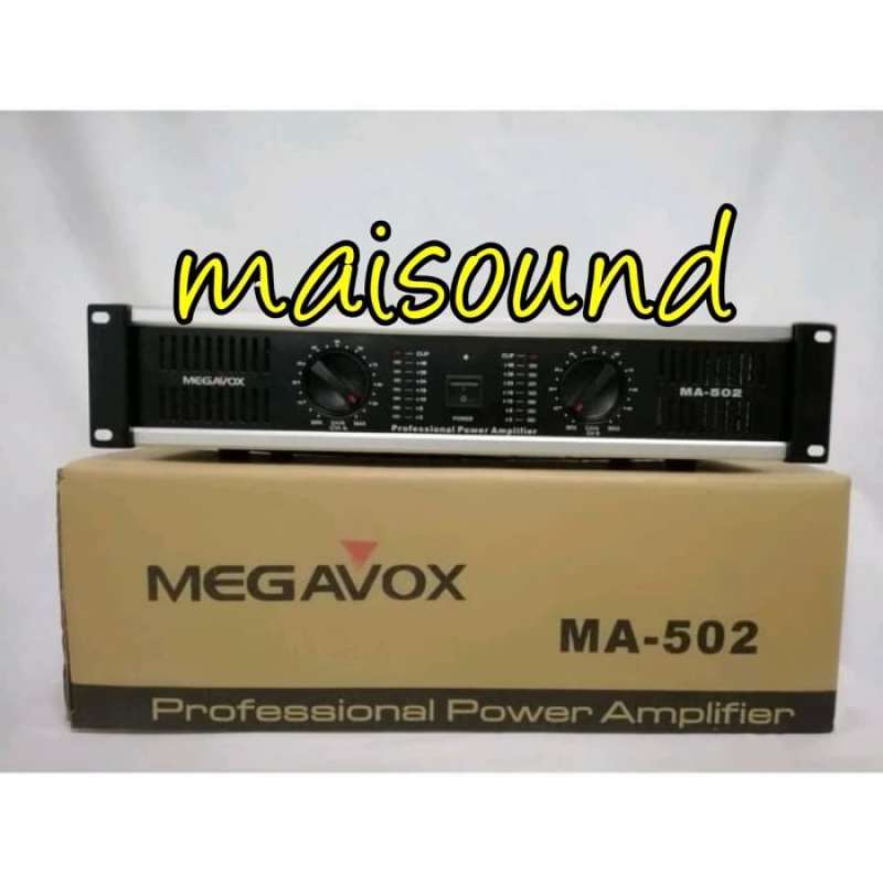 Promo Power Amplifier Megavox Ma 502 Power Ampli Megabox Ma502 Original ...