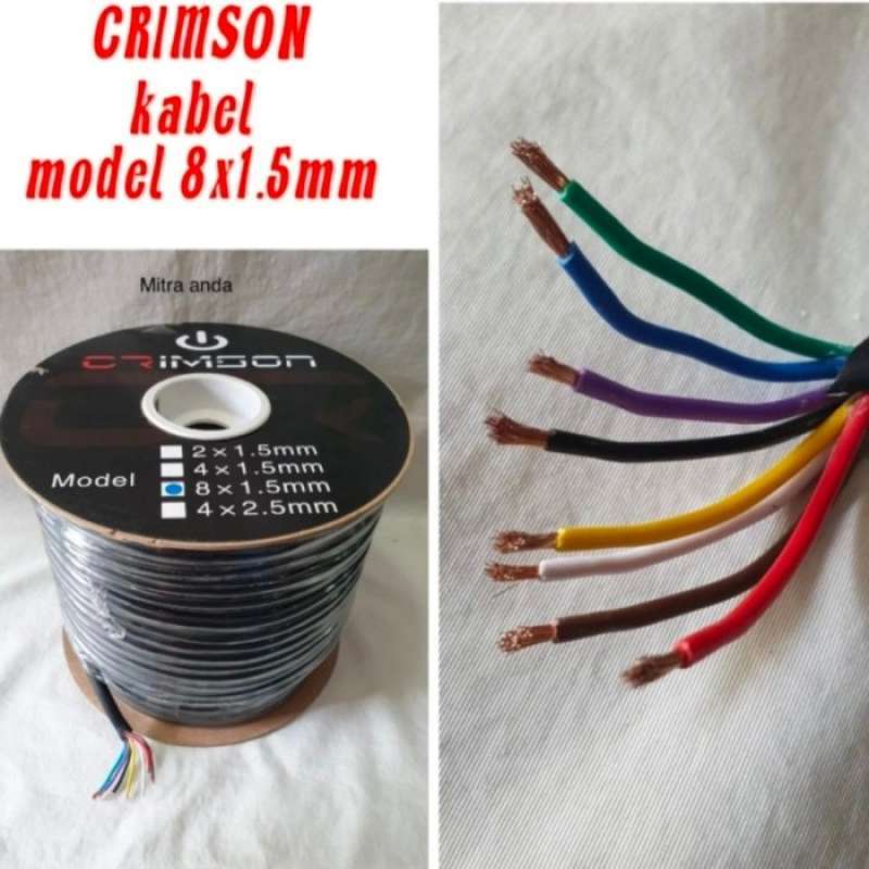 Promo Kabel Speaker Crimson Isi 8 Ukuran 8x1,5 100 Meter Original ...