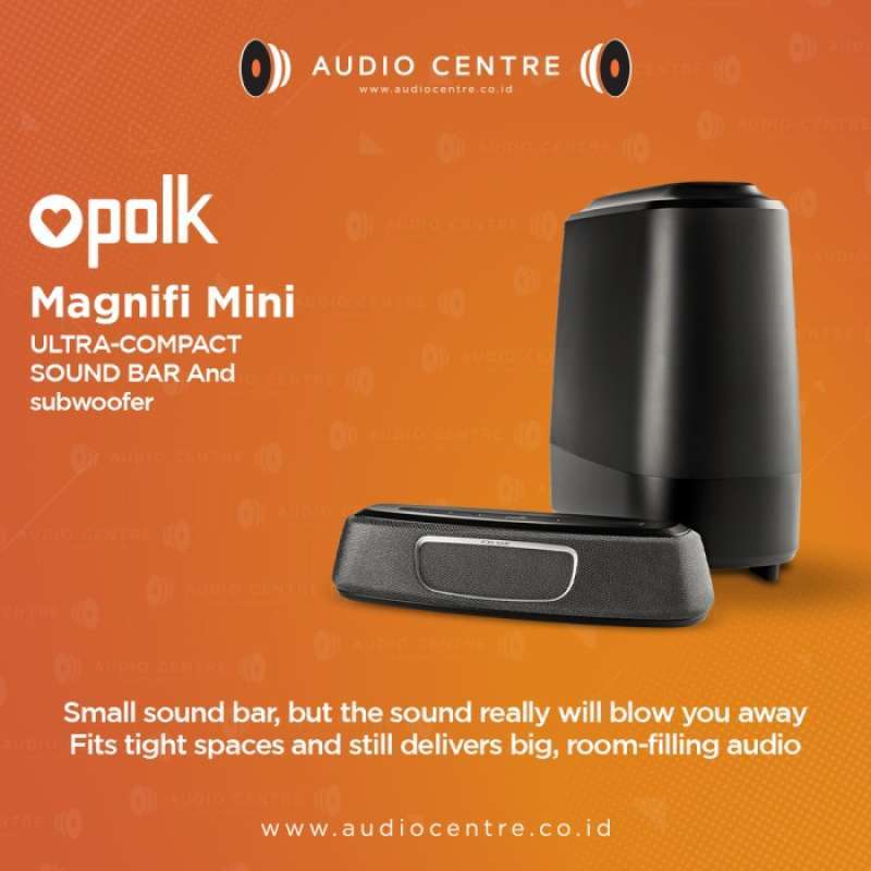 Promo Polk Audio Magnifi Mini Home Theater Sound Bar System Diskon 23% ...